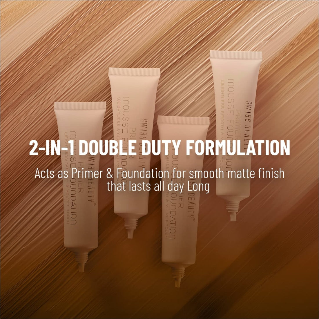 Swiss Beauty Primer Mousse Foundation - RUBNIC