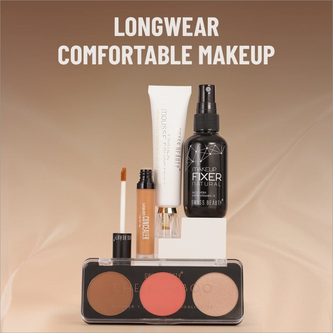 Swiss Beauty Primer Mousse Foundation - RUBNIC